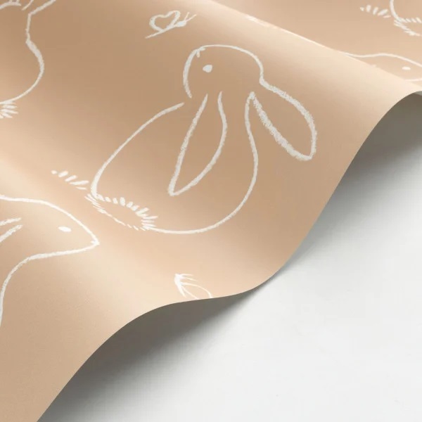 Funny Bunny - Beige camel wallpaper | Once Upon A Time Wallpapers ...