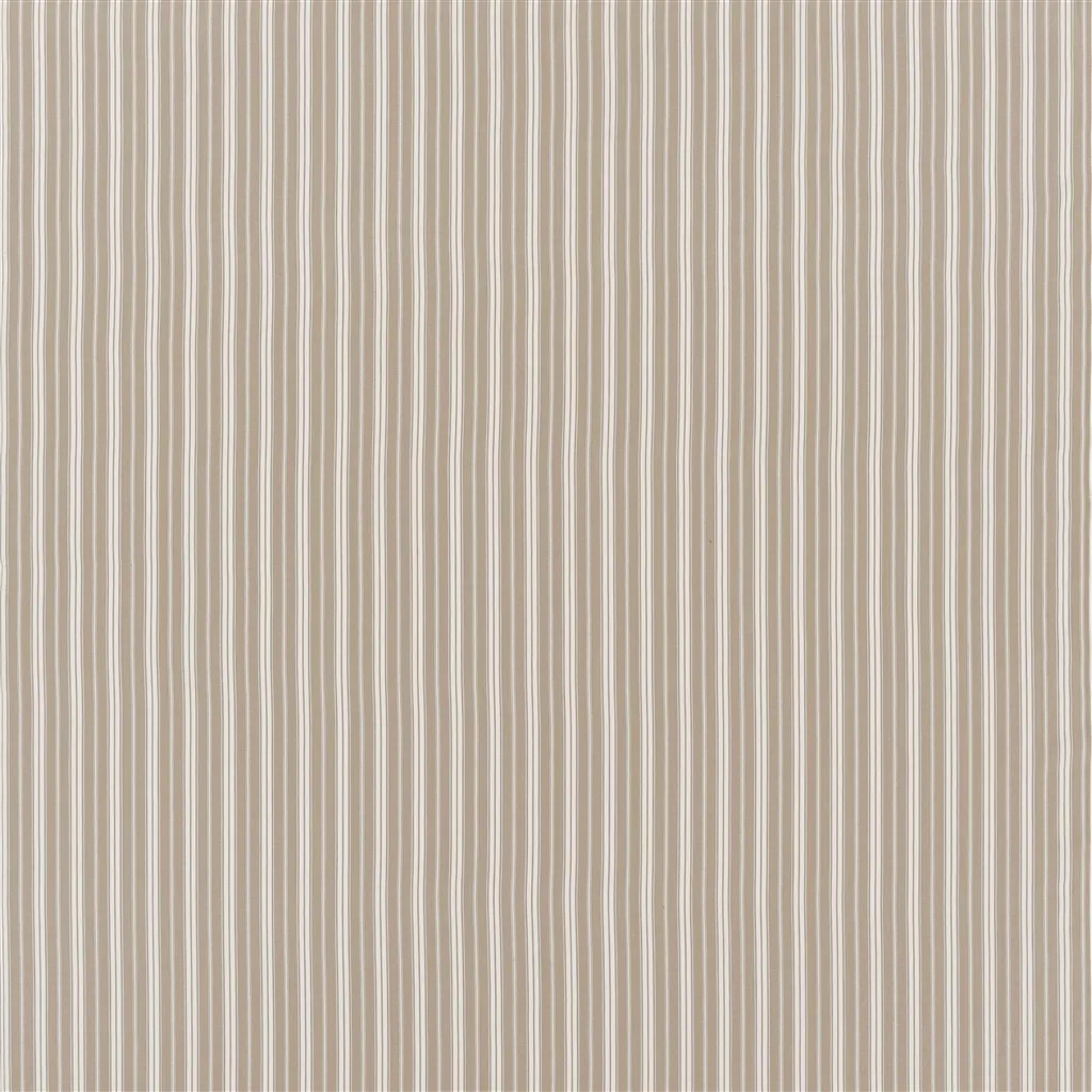 Conduit Stripe - Natural fabric | Studio Stripes | Designers Guild