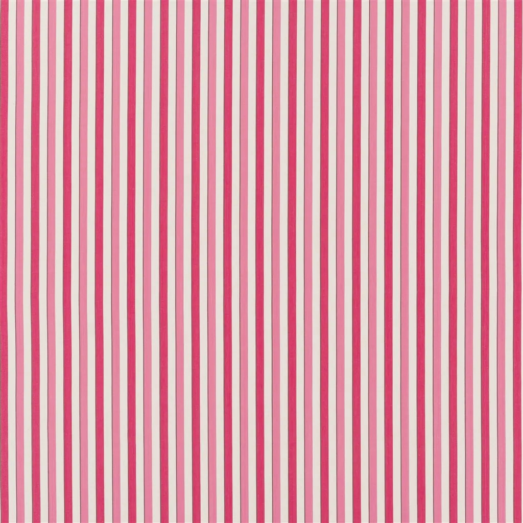 Burlington Stripe - Fuchsia fabric | Studio Stripes | Designers Guild