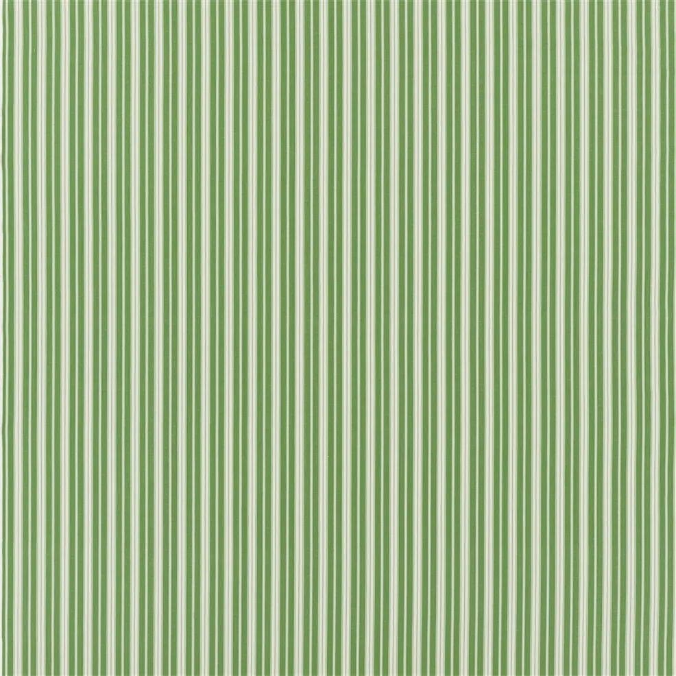Conduit Stripe - Emerald fabric | Studio Stripes | Designers Guild