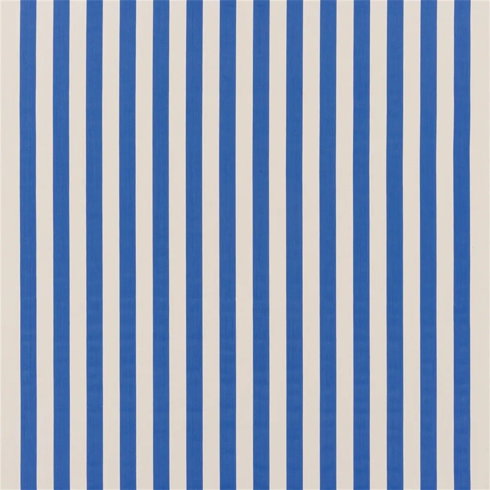 Berkeley Stripe - Cobalt fabric | Studio Stripes | Designers Guild