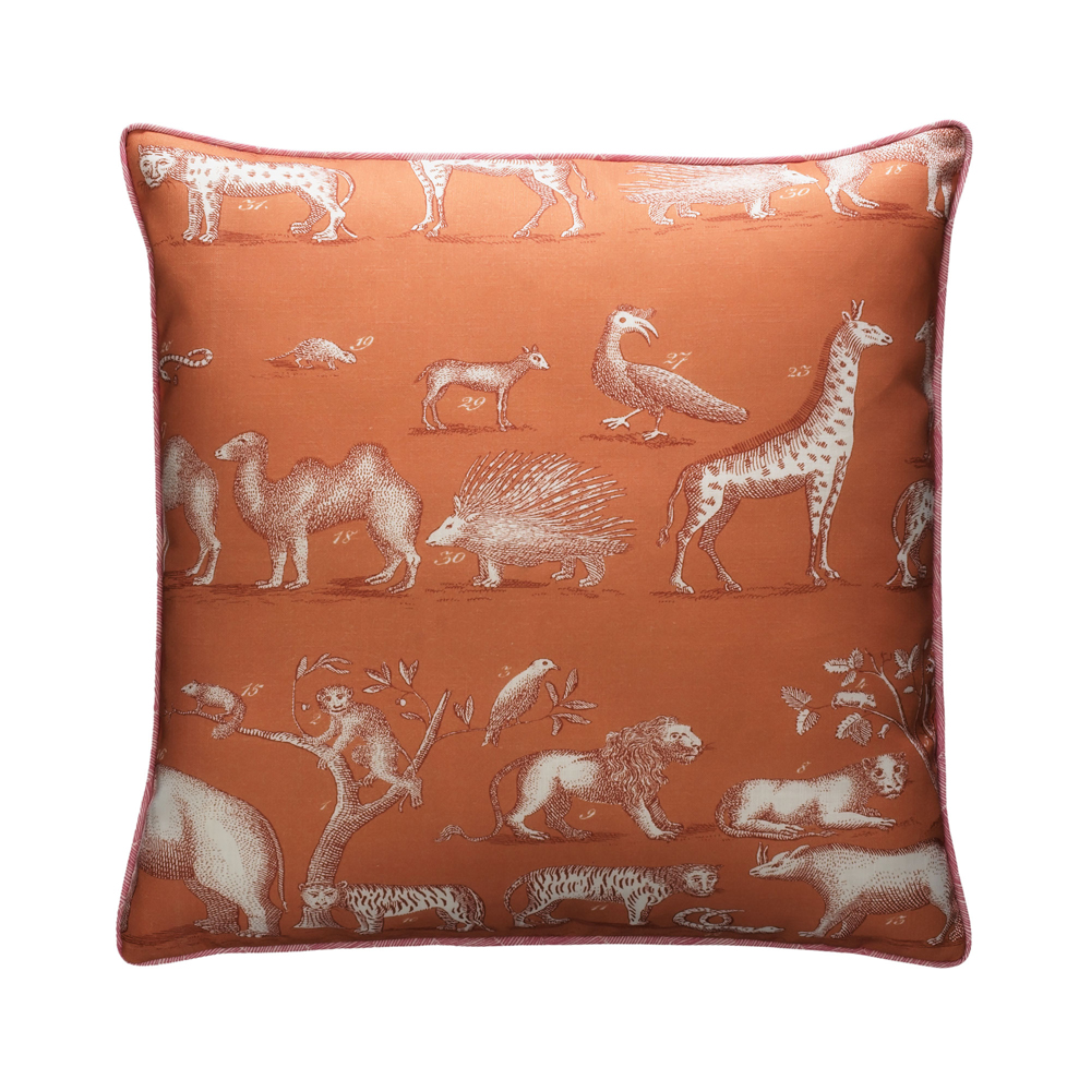 Andrew Martin - Kingdom Outdoor Cushion - Lava | Outdoor Cushions