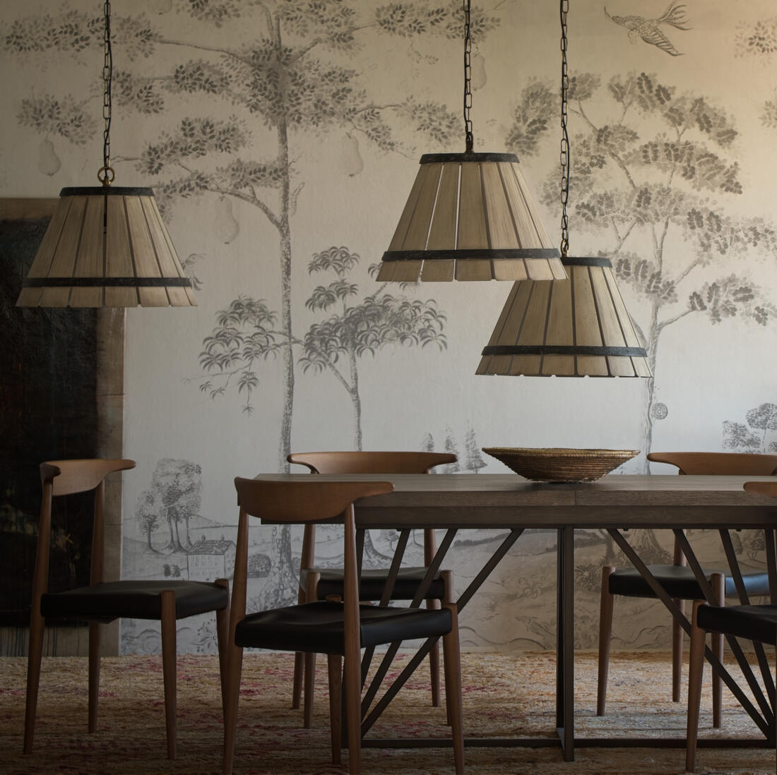 Mythical Land - Peat wallpaper | Kit Kemp | Andrew Martin