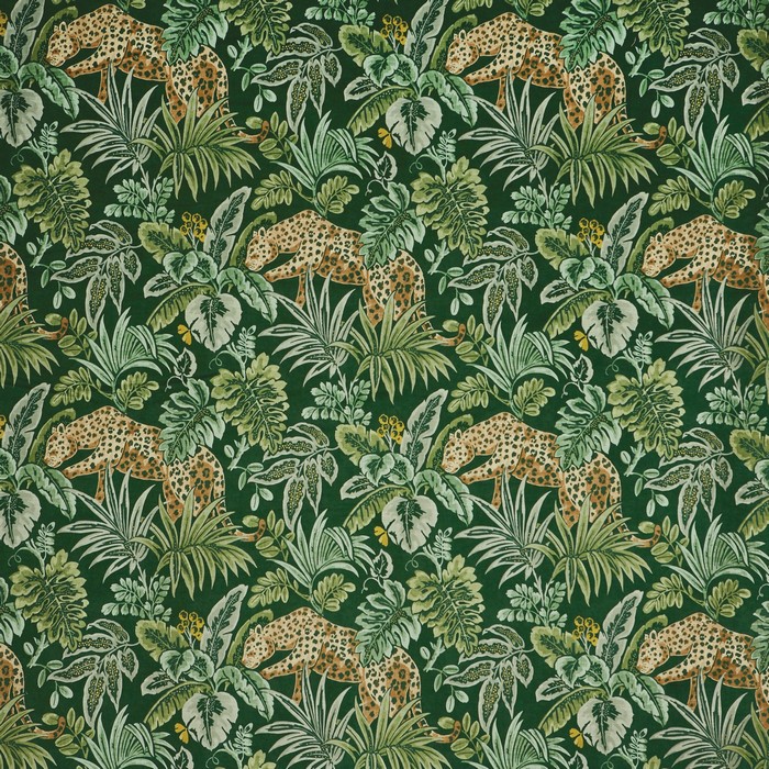 Leopard - Rainforest fabric | Monsoon | Prestigious Textiles