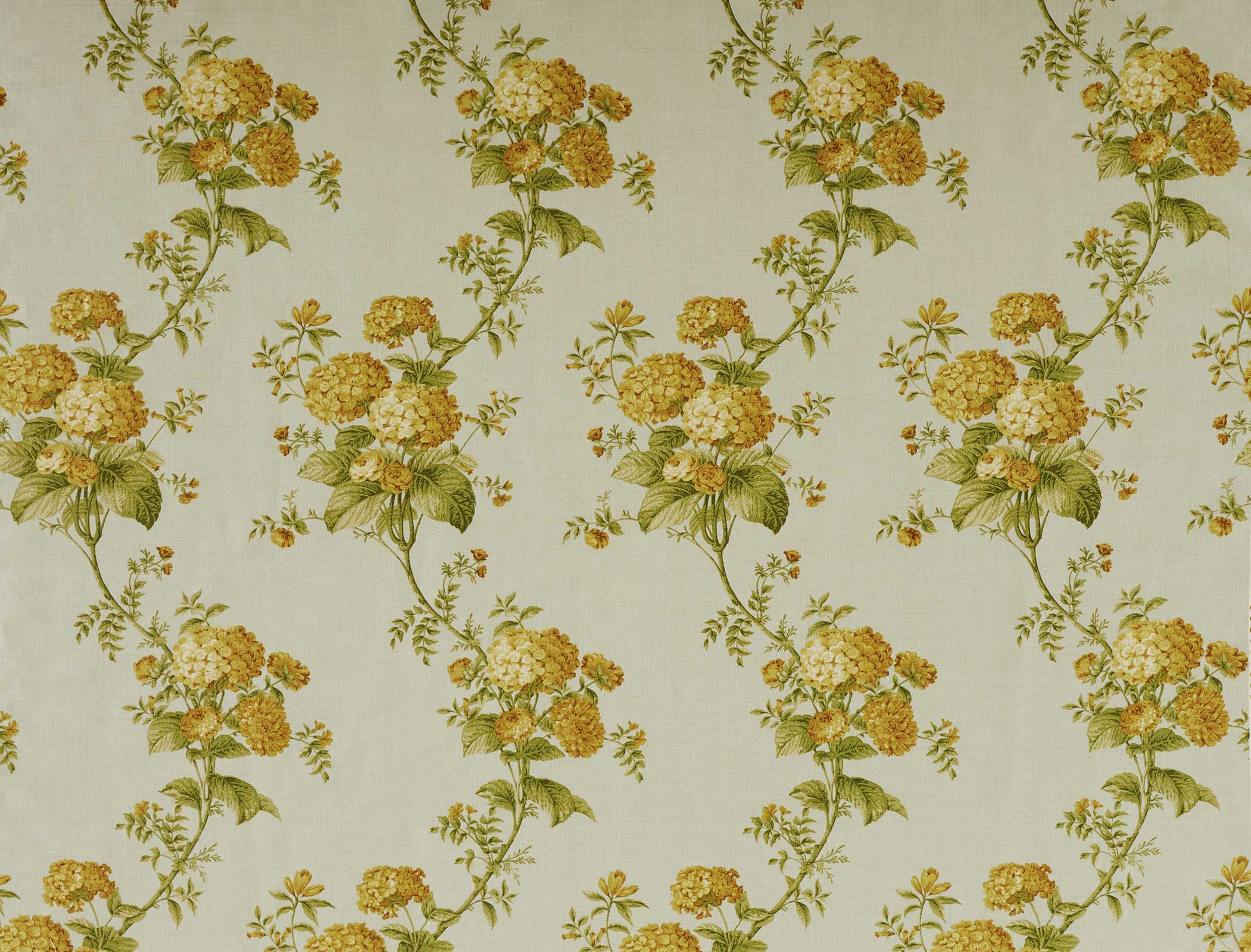 Heidi - Gold fabric | Spring Garden | The Design Archives