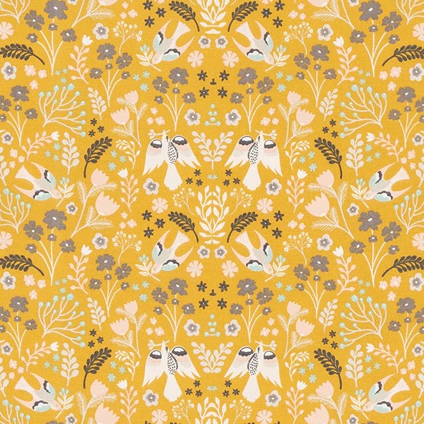 Folklore - Ochre fabric | Coast | Fryetts