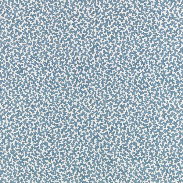 Junie - Boathouse Blue fabric | Aubin Small Scale Prints | Romo