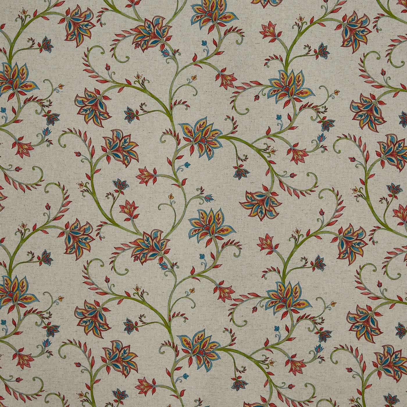 Kentwell - Poppy fabric | Greenhouse | Prestigious Textiles