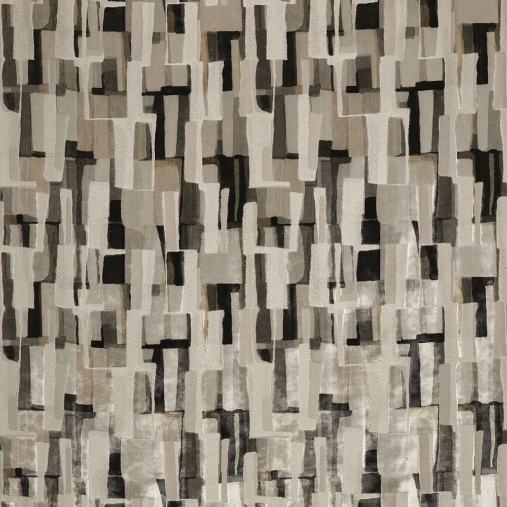 Quadrata - Mercury fabric | Tsauri - Fabrics | Black Edition