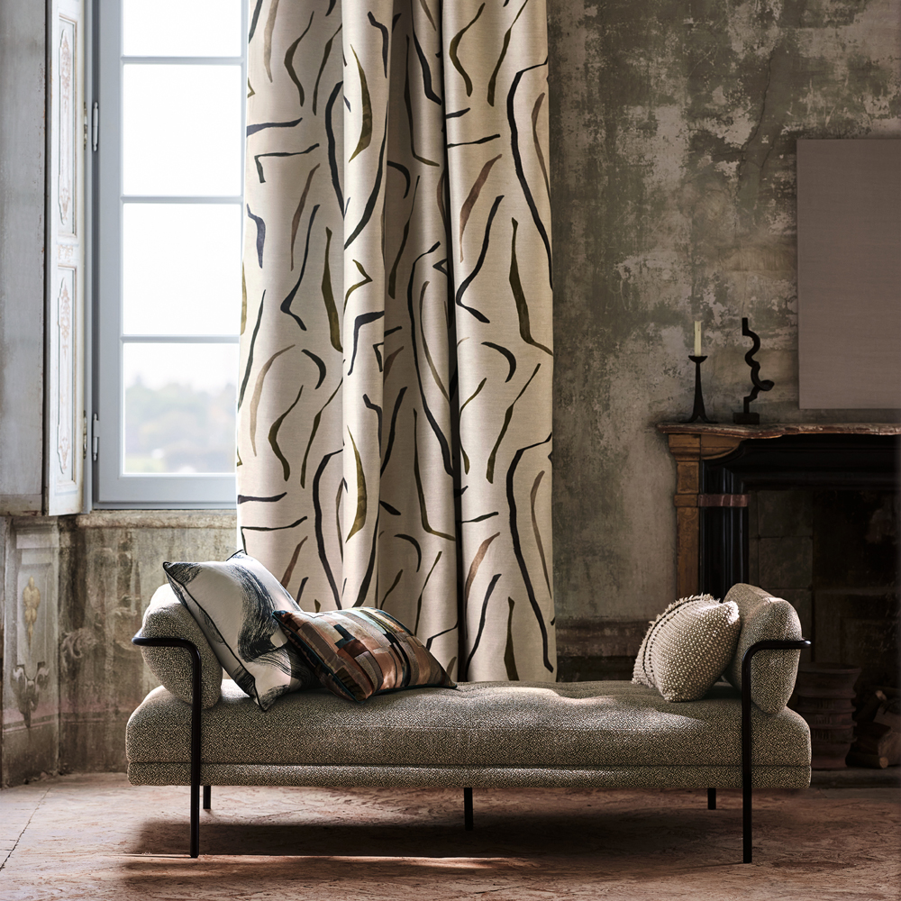 Contour Jacquard - Halite fabric | Tsauri - Fabrics | Black Edition