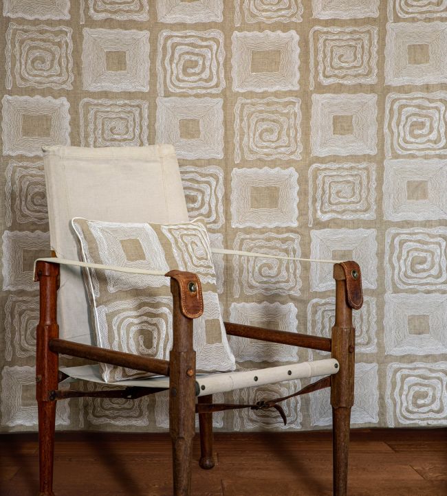 Lombok - Parchment fabric | Faraway Fabrics | Threads