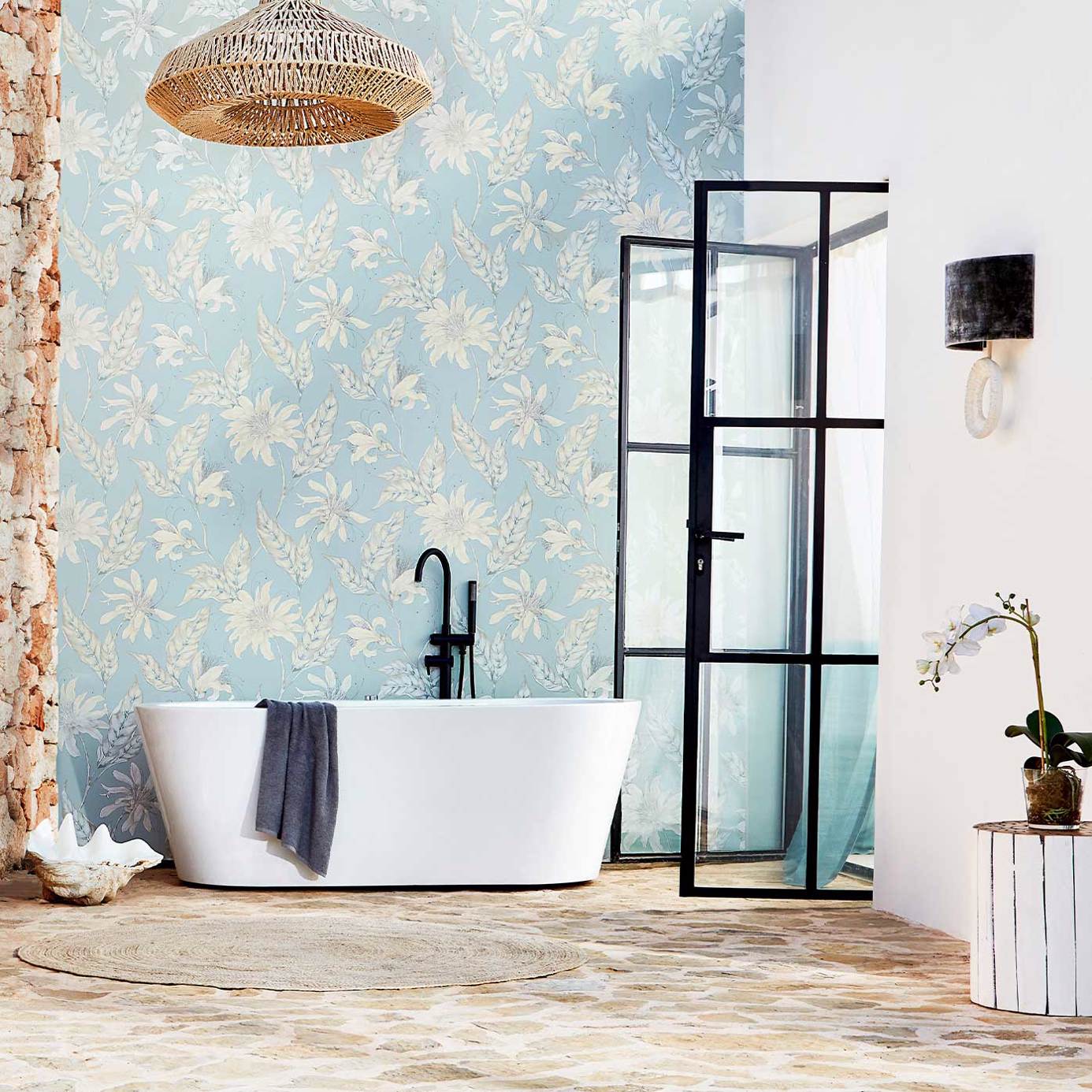 Ananda - Topaz wallpaper | Mirador Wallpapers | Harlequin