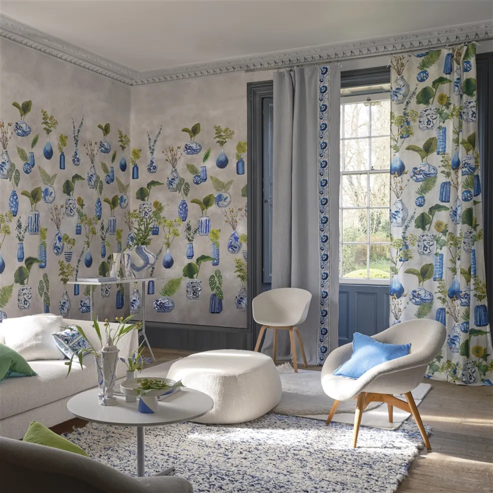 Kawana - Delft fabric | Pottery Studio Fabrics | Designers Guild
