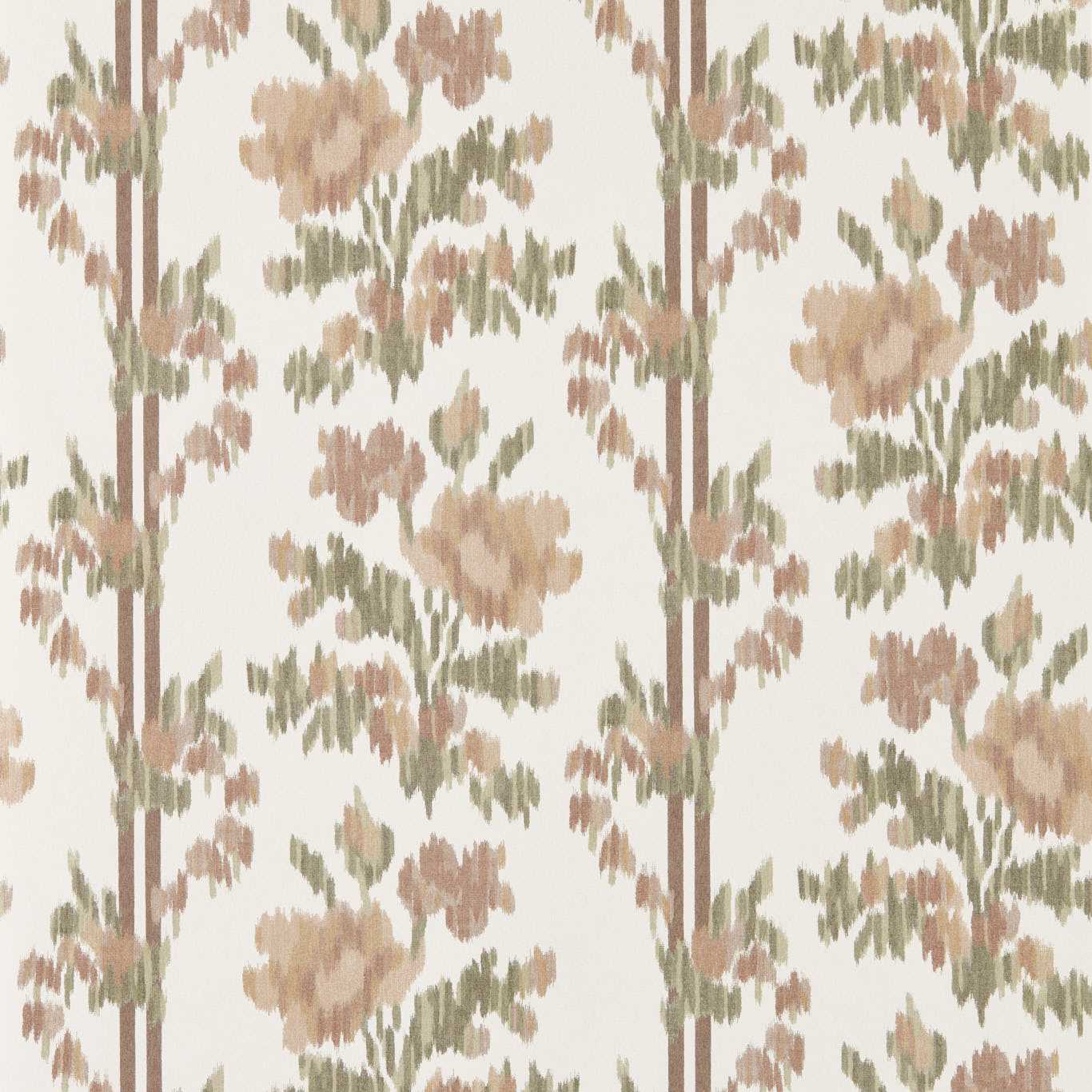Parchment & Olivine - Rose Chintz wallpaper | Highgrove Wallpaper ...