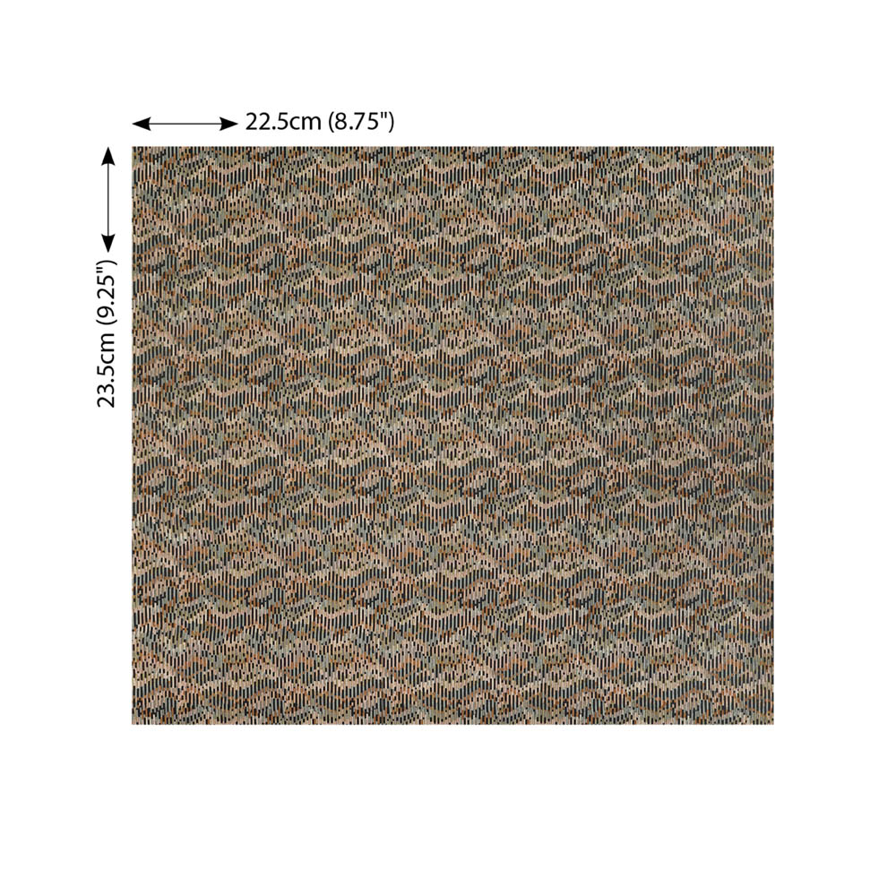 Avari - Mehndi fabric | Isoku | Black Edition