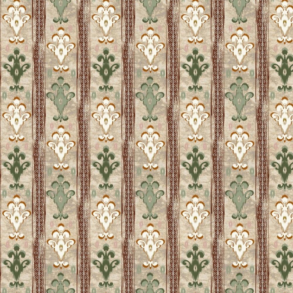Azar - Earth fabric | Persian | Chess Designs