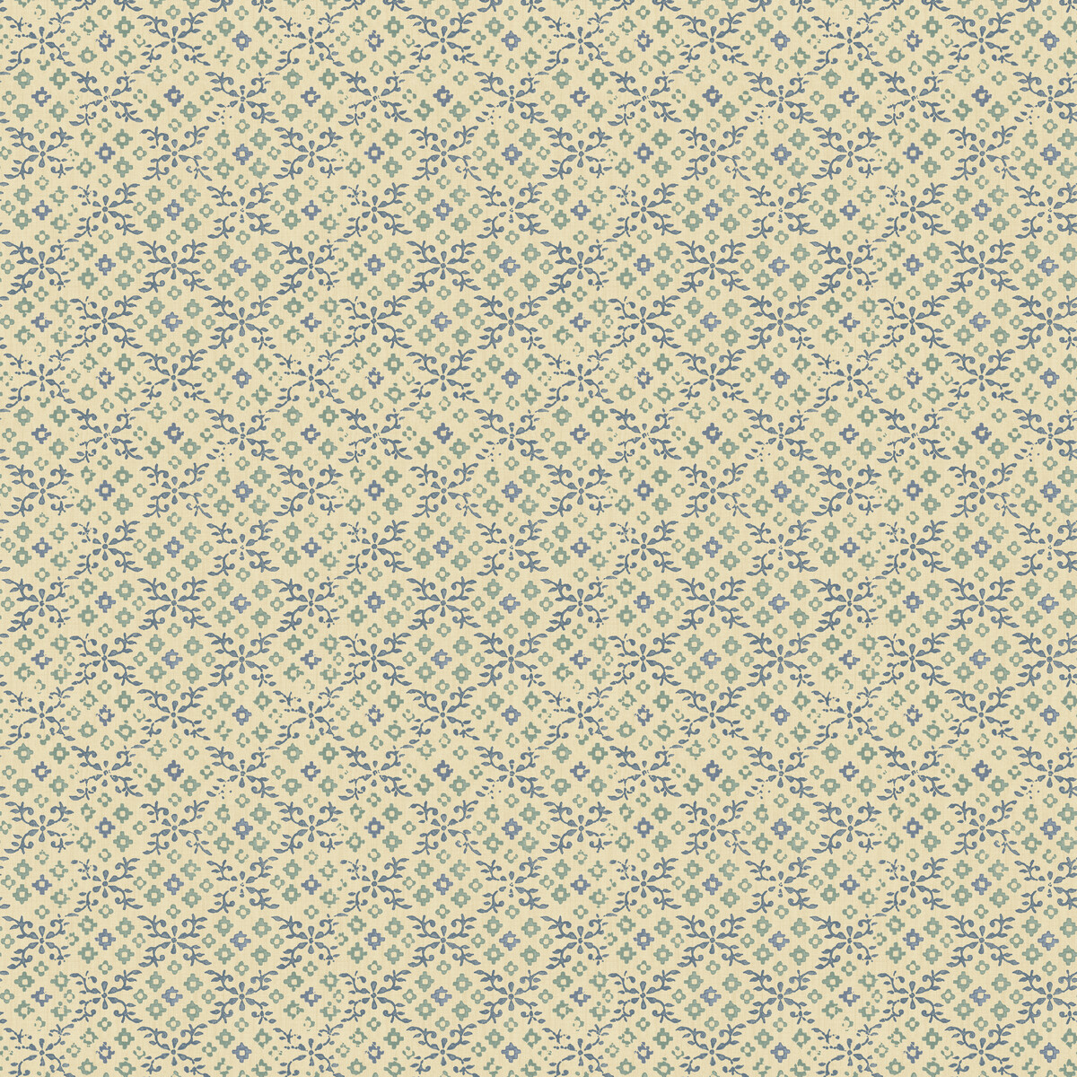 Indus Flower - Green wallpaper | House Small Prints | GP & J Baker