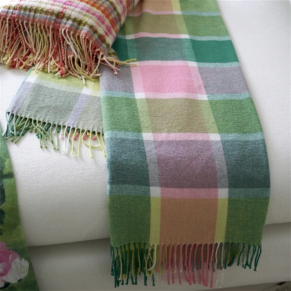 Bridgeport Lime - Throw | Designer Throws