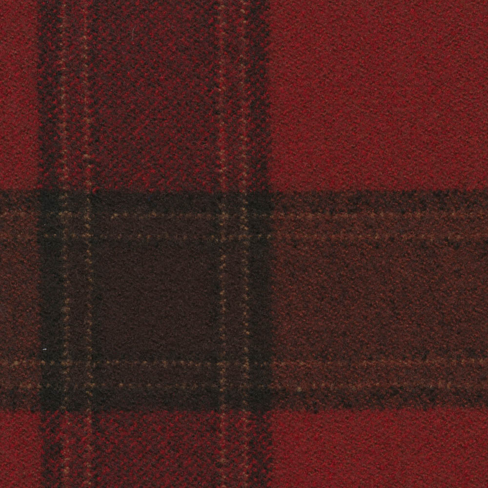 Callanish Check - Claret fabric | Callanish | Isle Mill