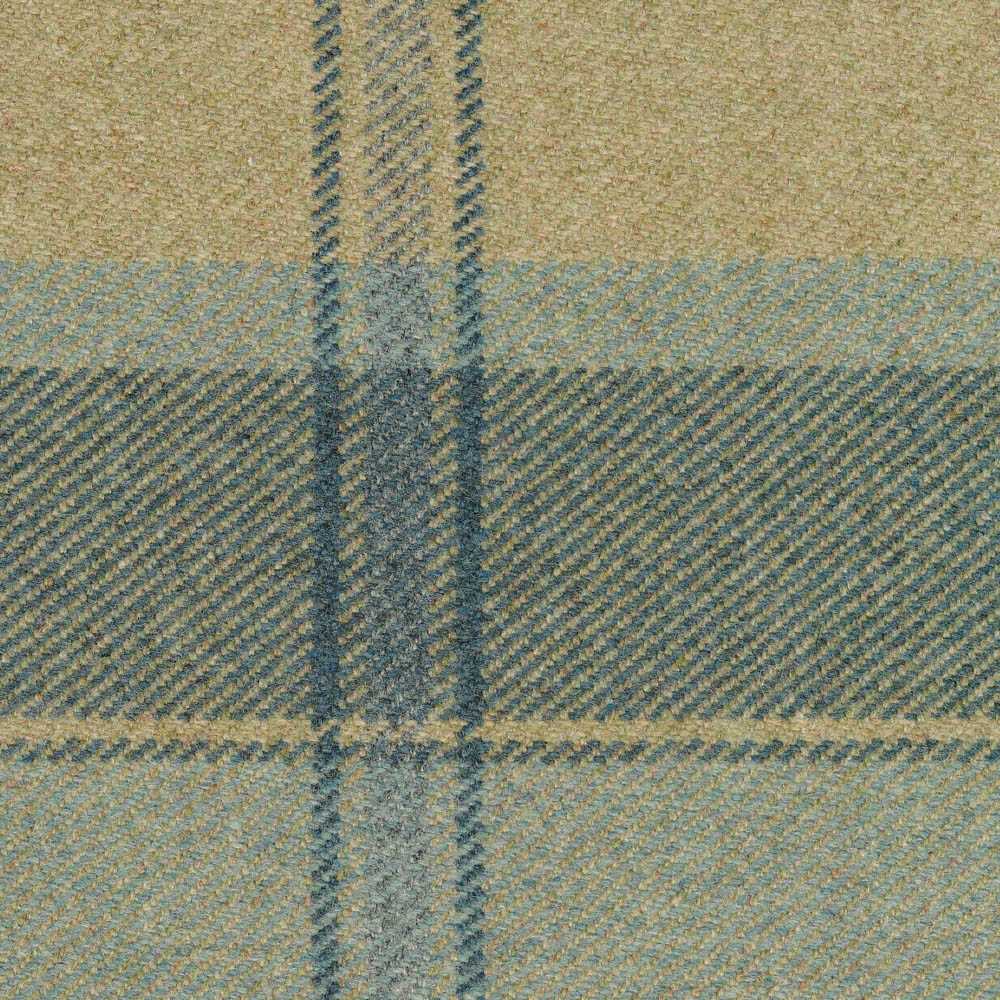 Callanish Plaid - Aqua fabric | Callanish | Isle Mill