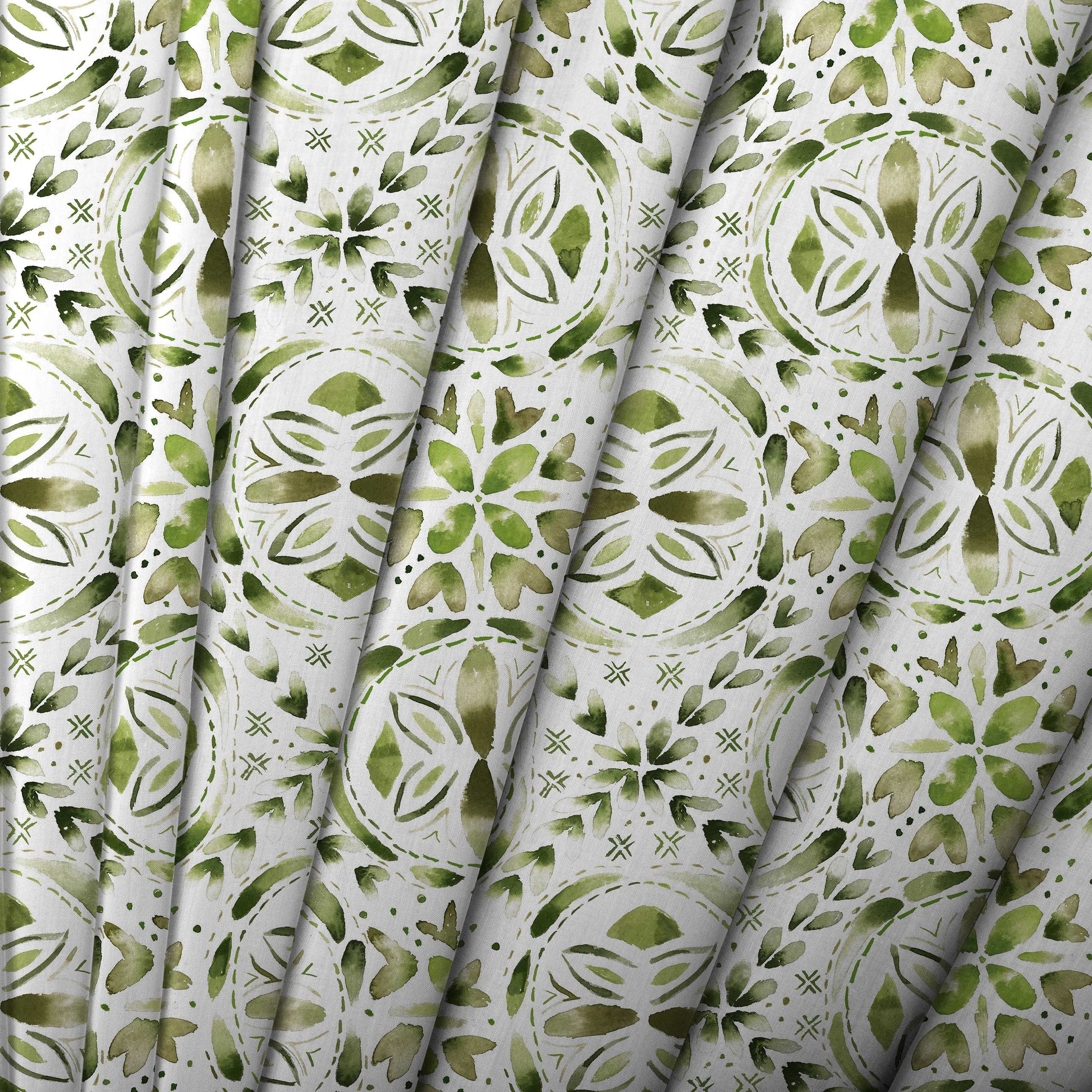 Casia - Sage fabric | Country Folk | Voyage