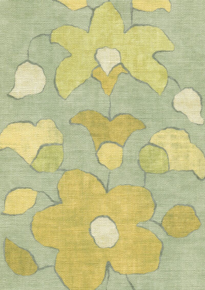 Chamba - Lemongrass fabric | Chamba | Lewis & Wood