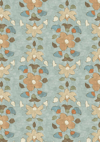 Chamba - Woodland fabric | Chamba | Lewis & Wood