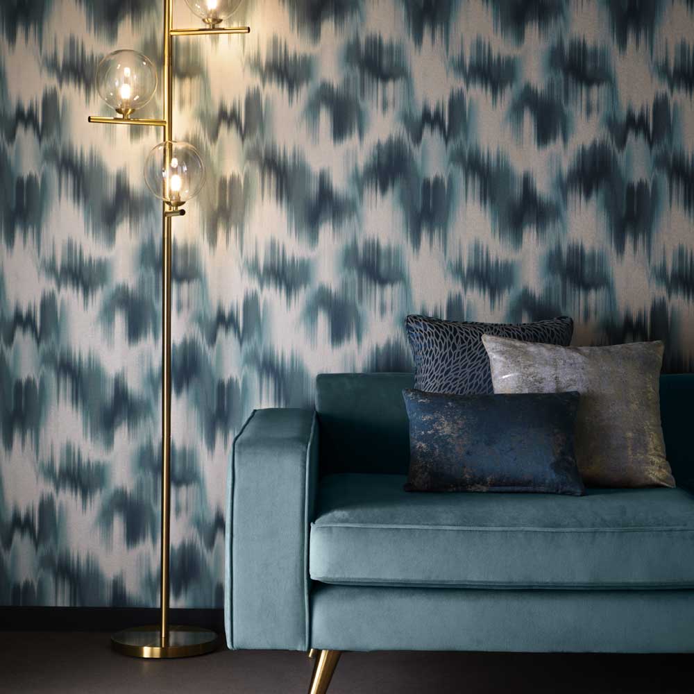 Colorante - Midnight wallpaper | Lusso Wallpapers | Clarke & Clarke