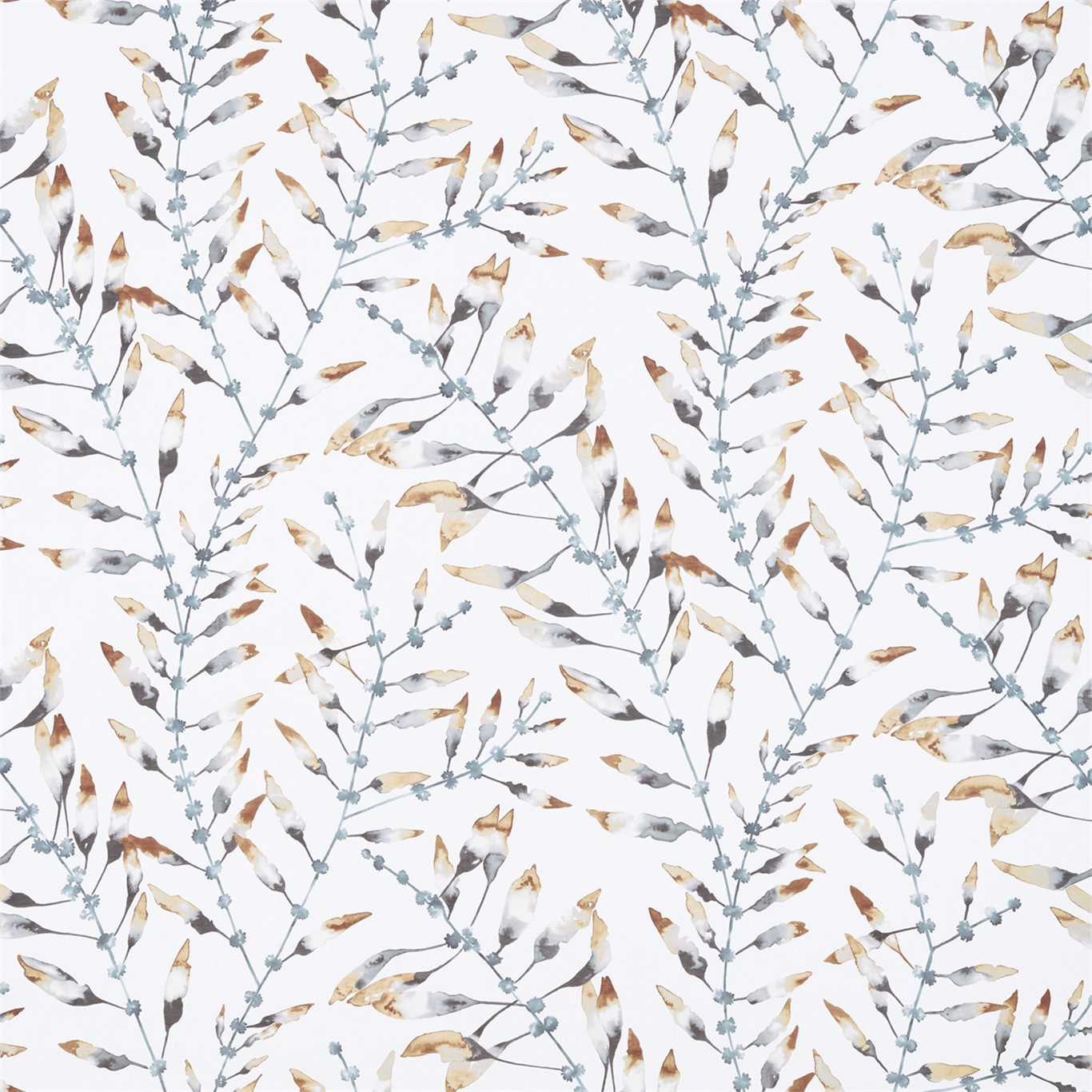 Chaconia - Amber/Slate fabric | Anthozoa | Harlequin