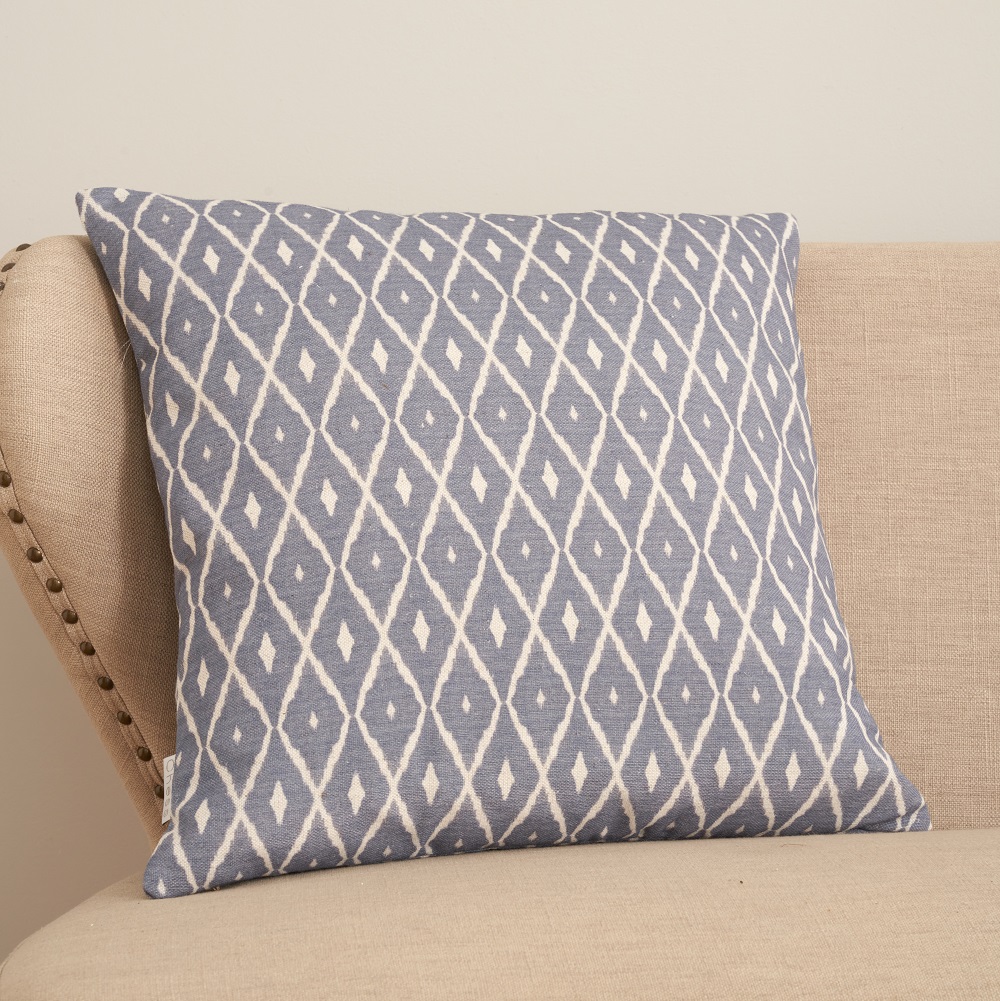 Stow Denim - Cushion | Patterned & Embroidered Cushions