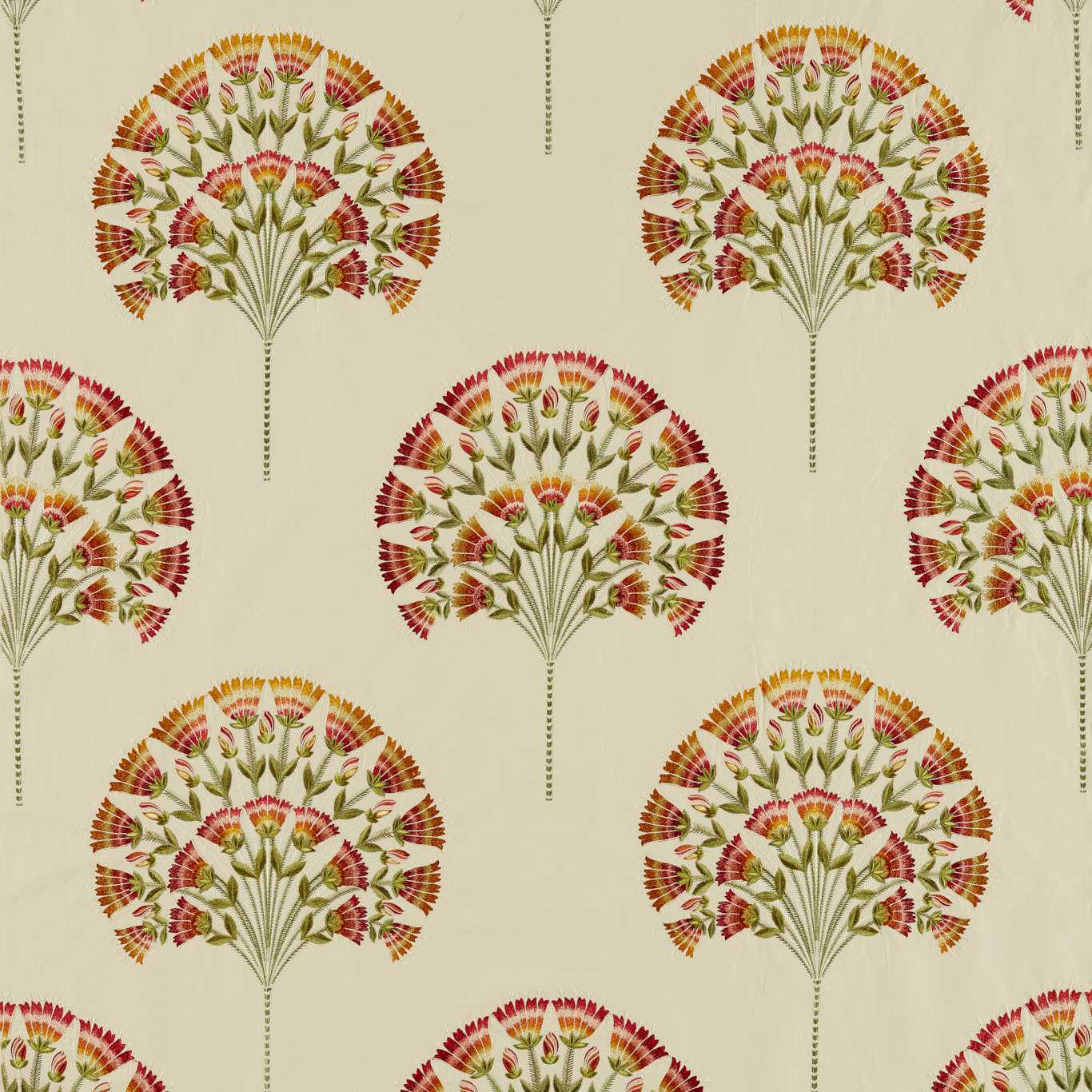 Wild Tulip - Amber/Cream fabric | Arboretum Fabrics | Sanderson