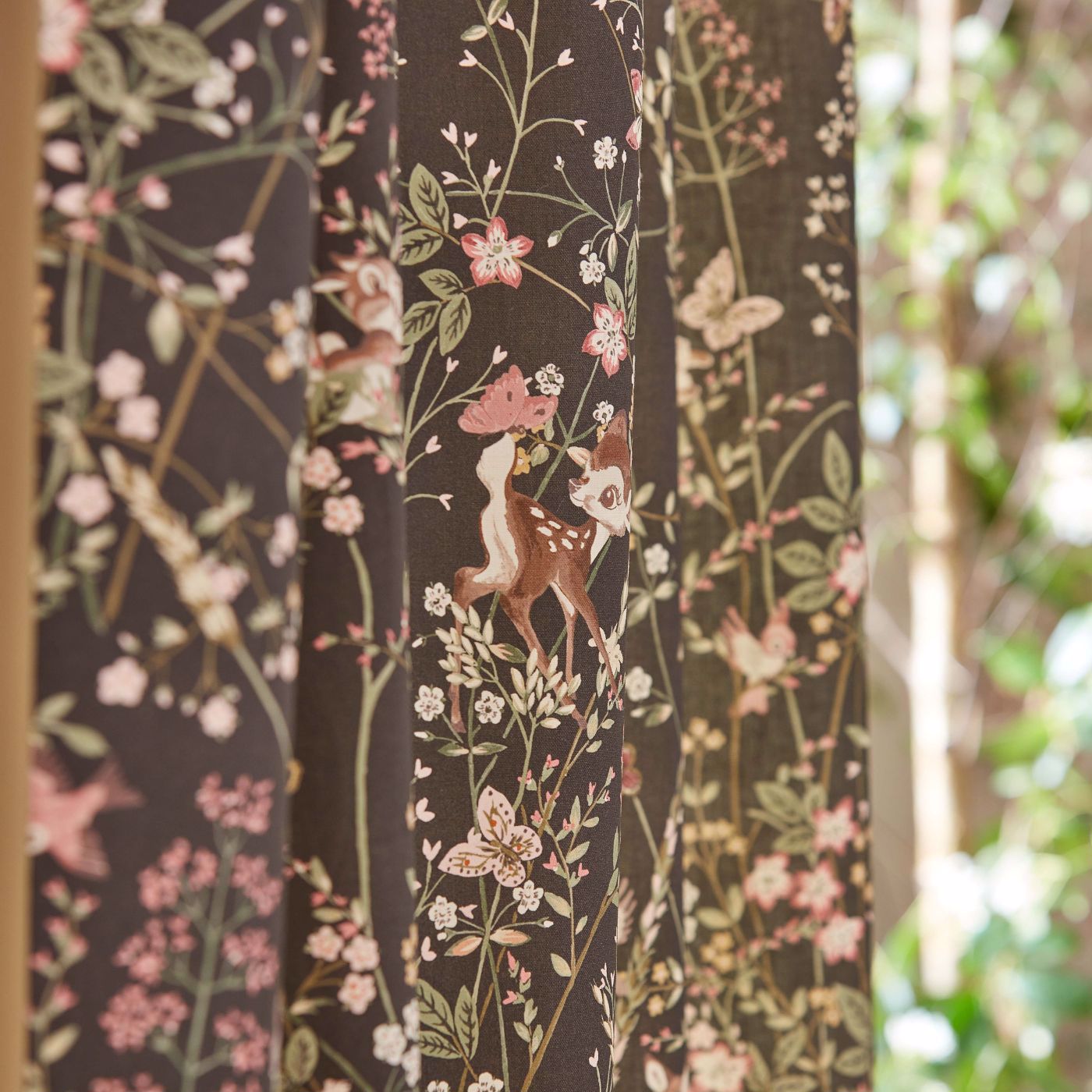 Bambi - Chocolate fabric | Disney Home X Sanderson Fabrics | Sanderson