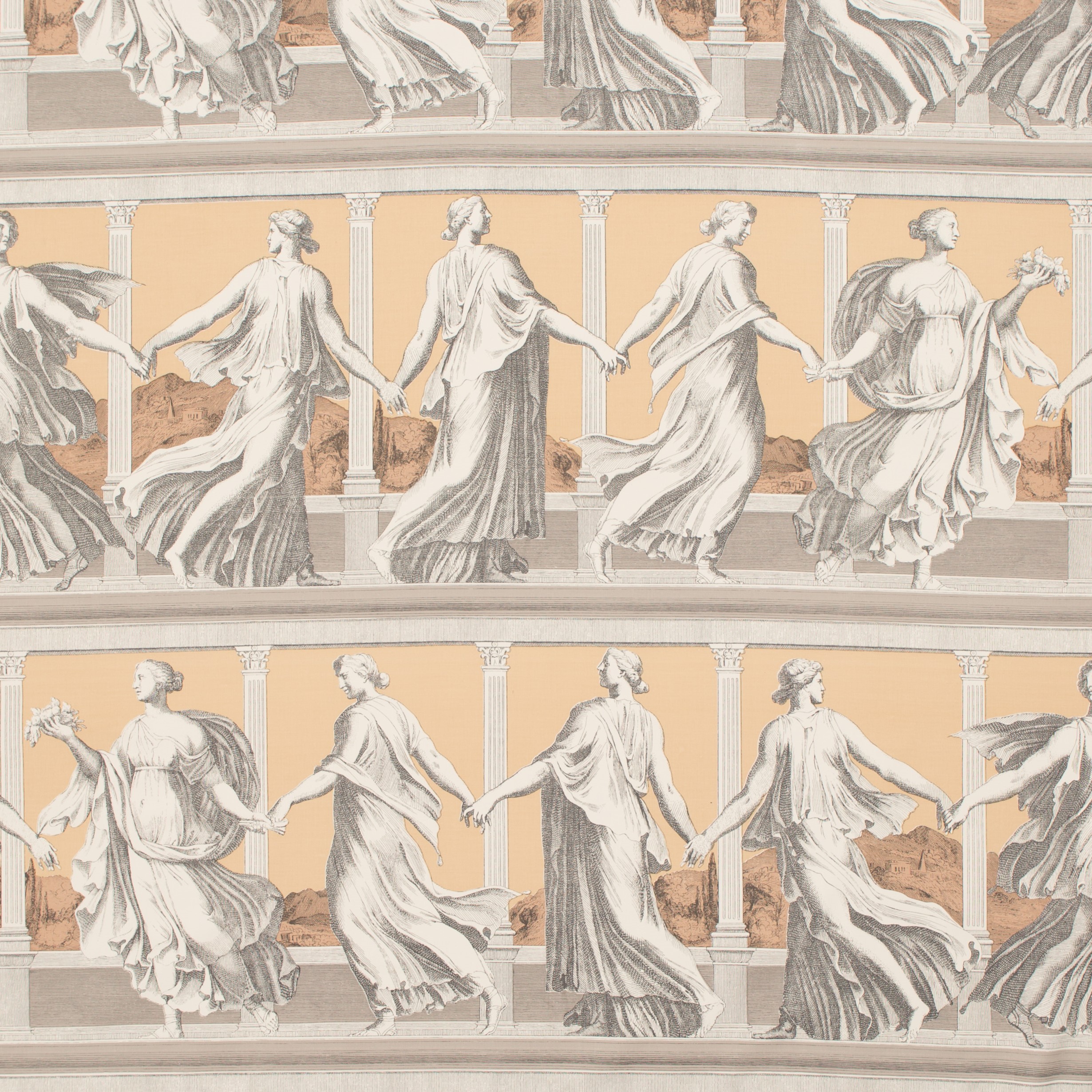 Dancing Colonaddes - Neutral fabric | Roman Collection - Fabrics ...