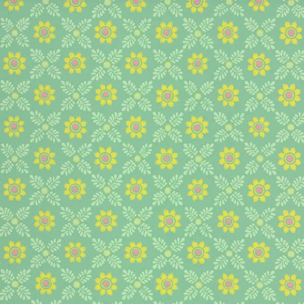Ditsy Block - Green Verditer wallpaper | National Trust Papers IV ...