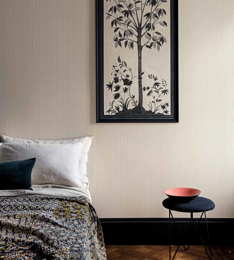Eden Stripe - Parchment wallpaper | Martyn Lawrence Bullard | Cole & Son