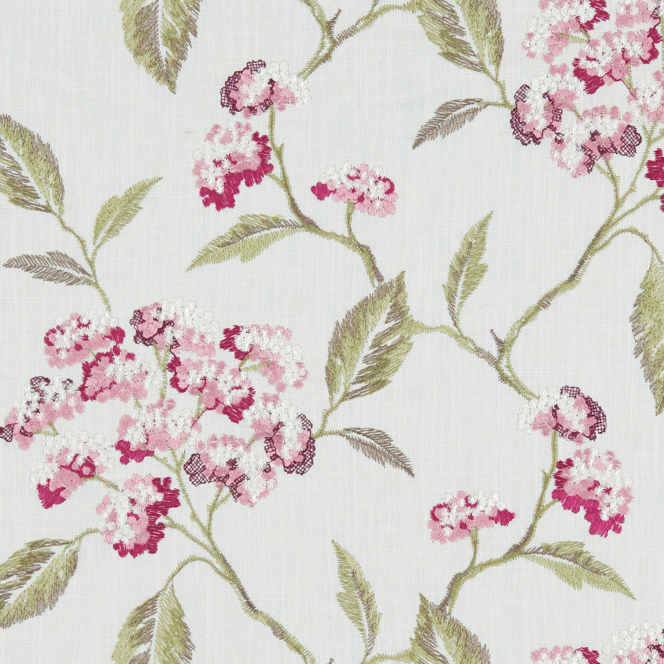 Summerby - Raspberry fabric | Avebury | Clarke & Clarke
