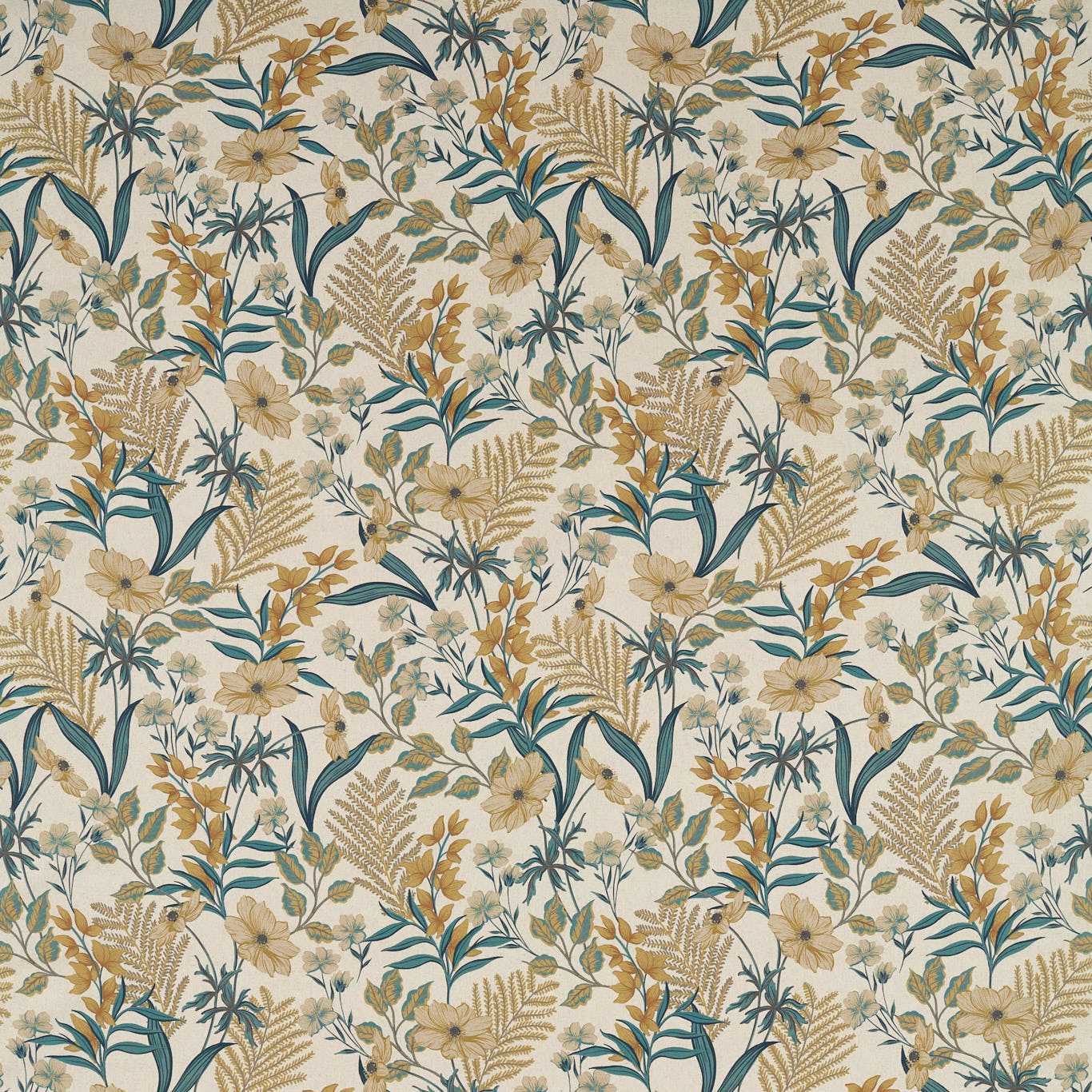Hazelbury - Ochre fabric | Ferndene | Studio G