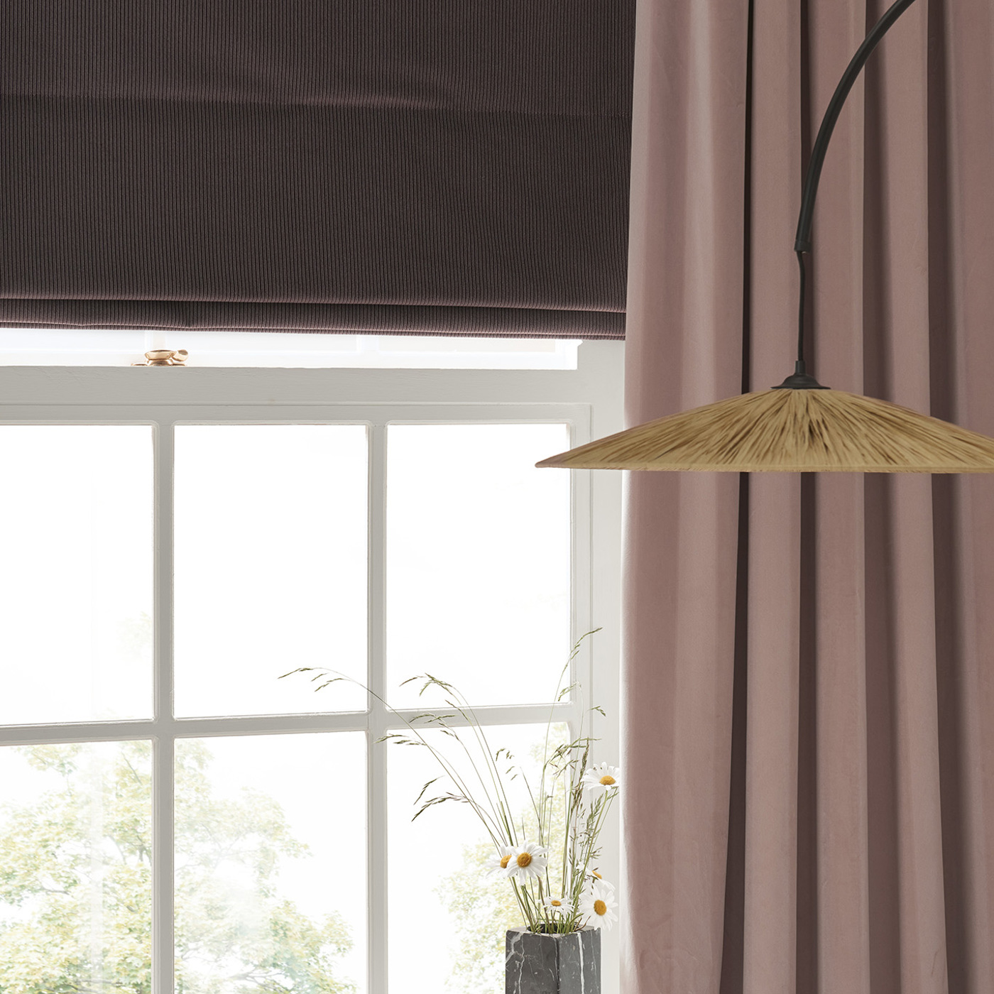 Ashdown - Mulberry fabric | Whitworth | Clarke & Clarke