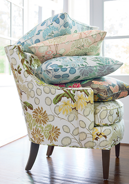 Meadow - Blush fabric | Sojourn Fabrics | Thibaut