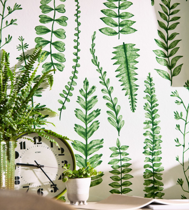 Ferns - Juniper wallpaper | Garden of Eden Wallpaper | Scion