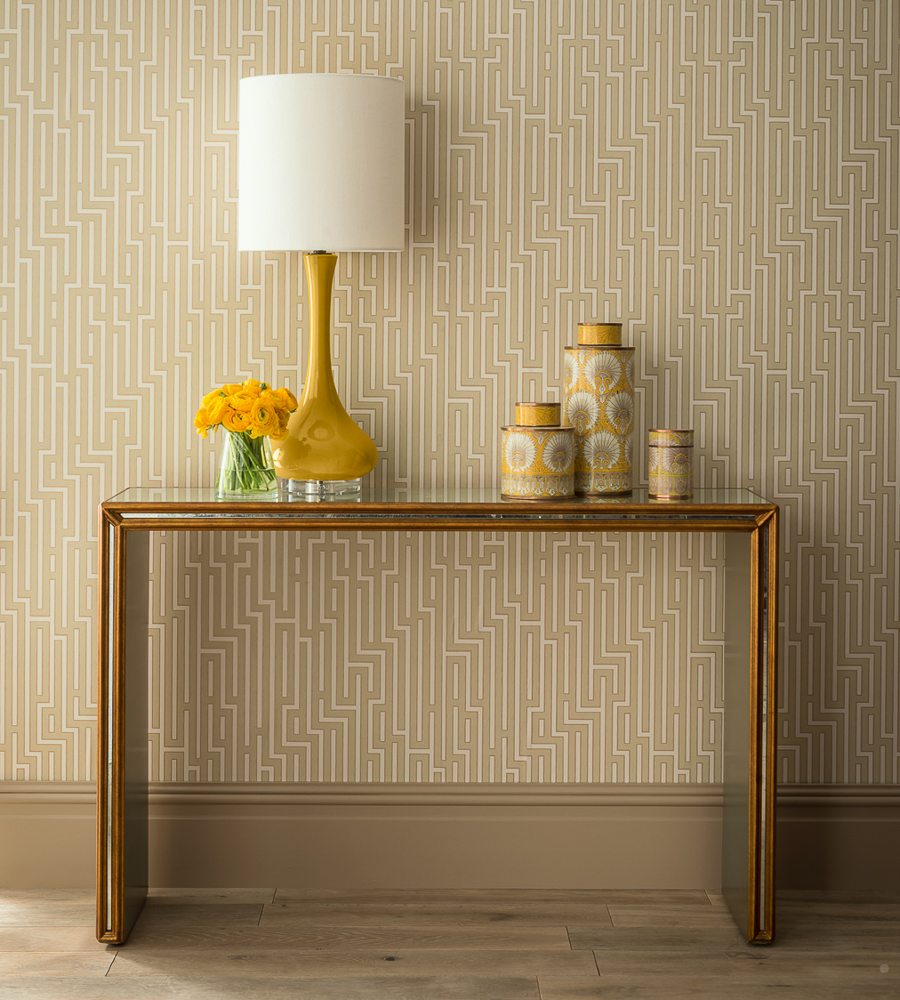 Fretwork - Parchment wallpaper | Signature Wallpapers | GP & J Baker