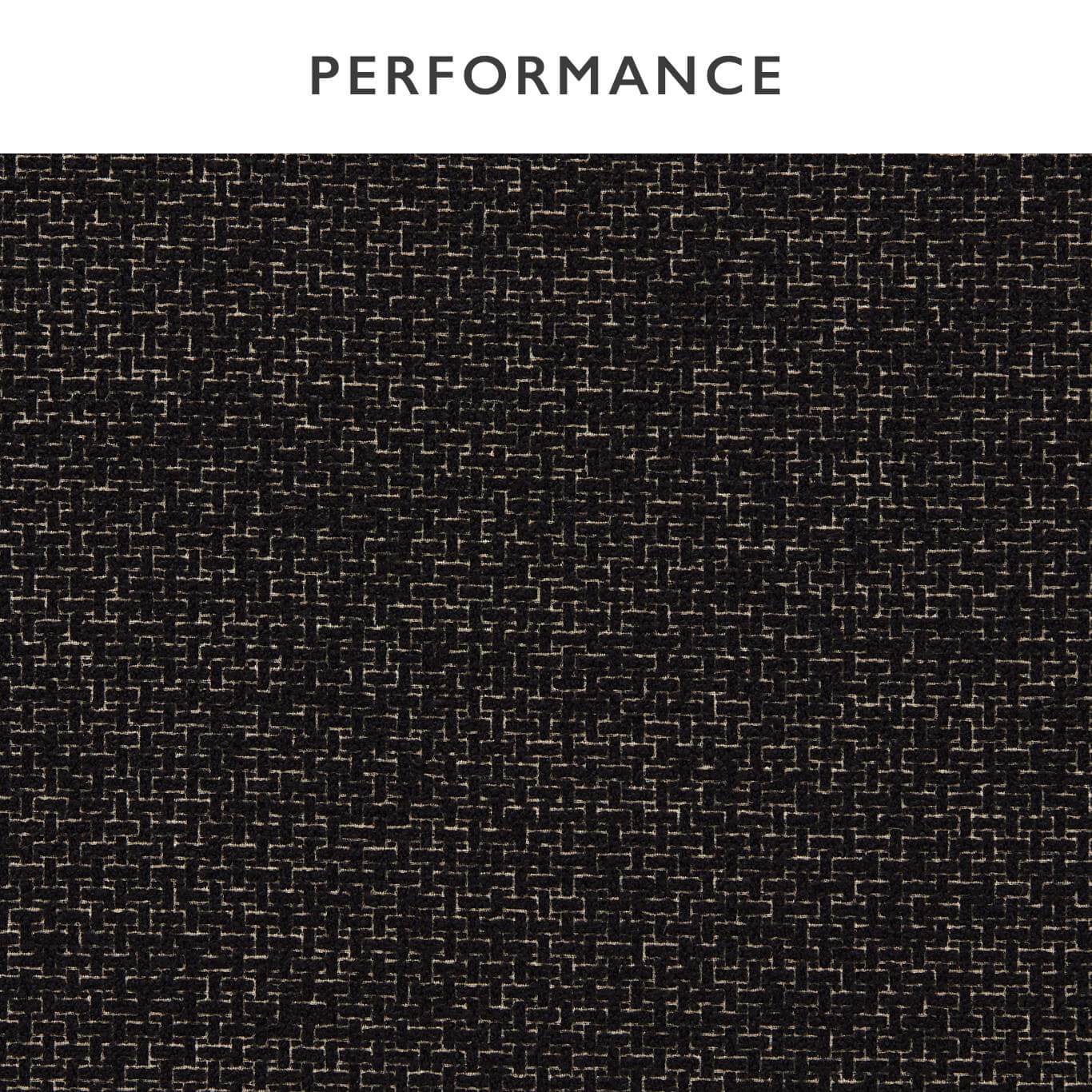 Arran - Black Earth/Chalk fabric | Performance Boucle | Harlequin