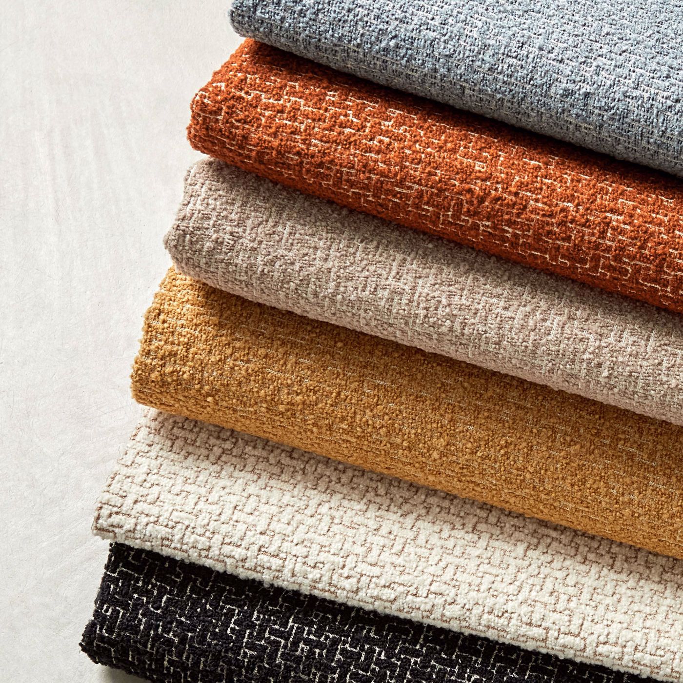 Arran - Oyster/Chalk fabric | Performance Boucle | Harlequin