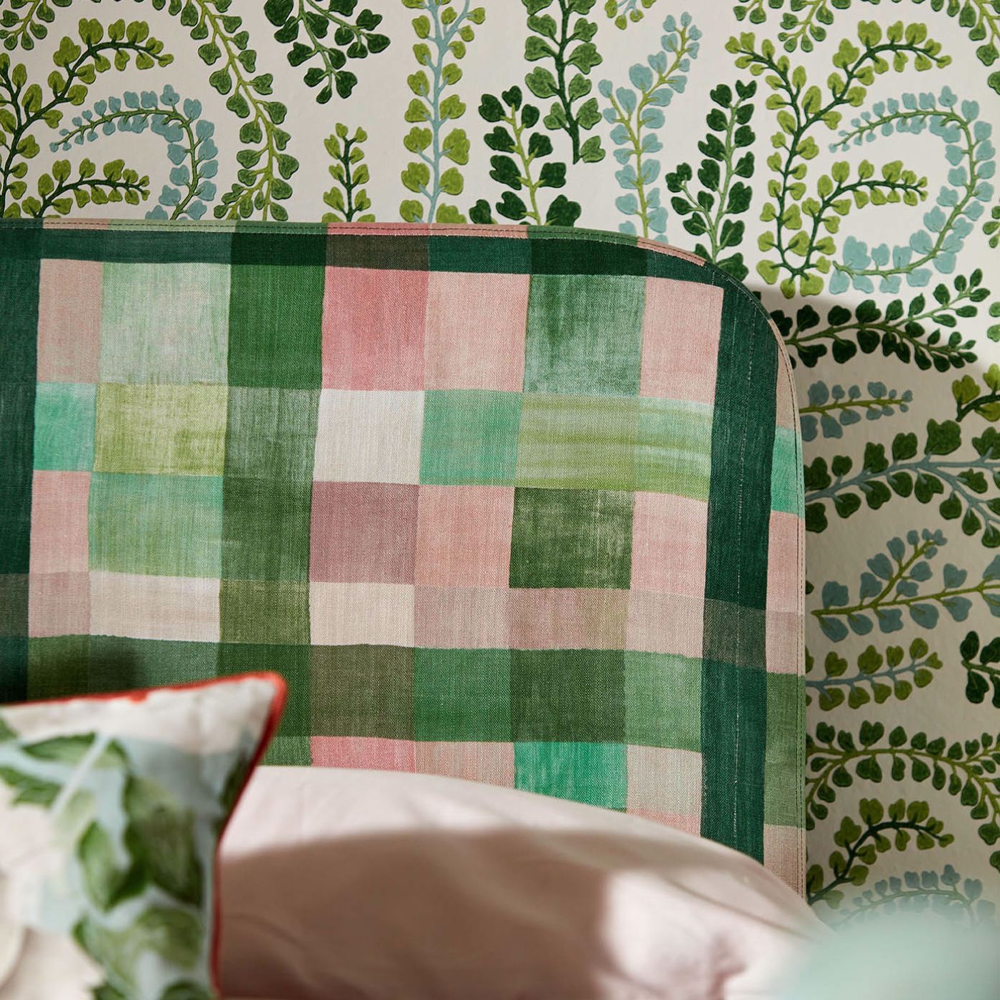 Ertha - Positano/Clover/Fig Leaf fabric | Colour 4 Fabrics | Harlequin