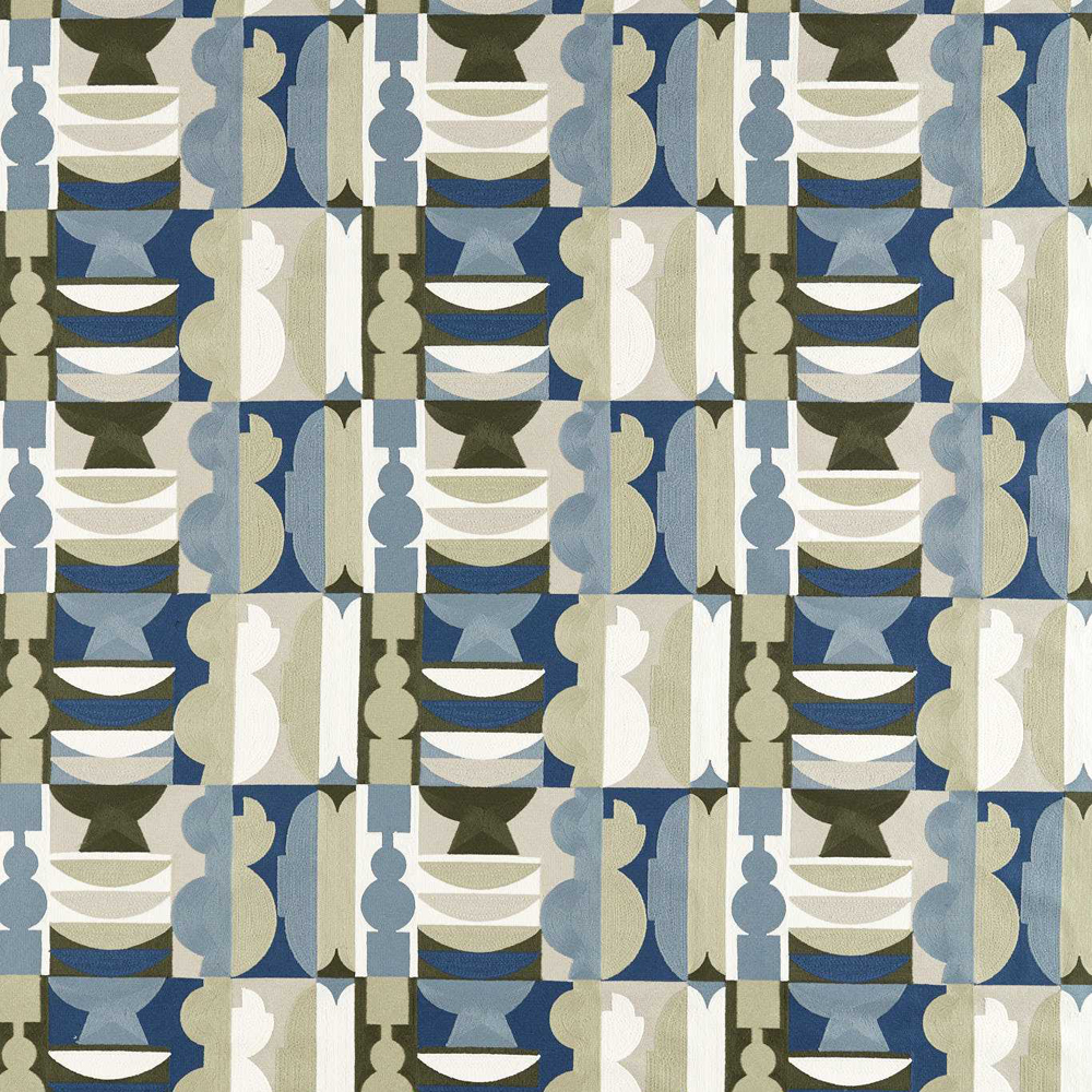 Pot Shop - Atlantic Neptune Green fabric | Harlequin x Henry Holland ...