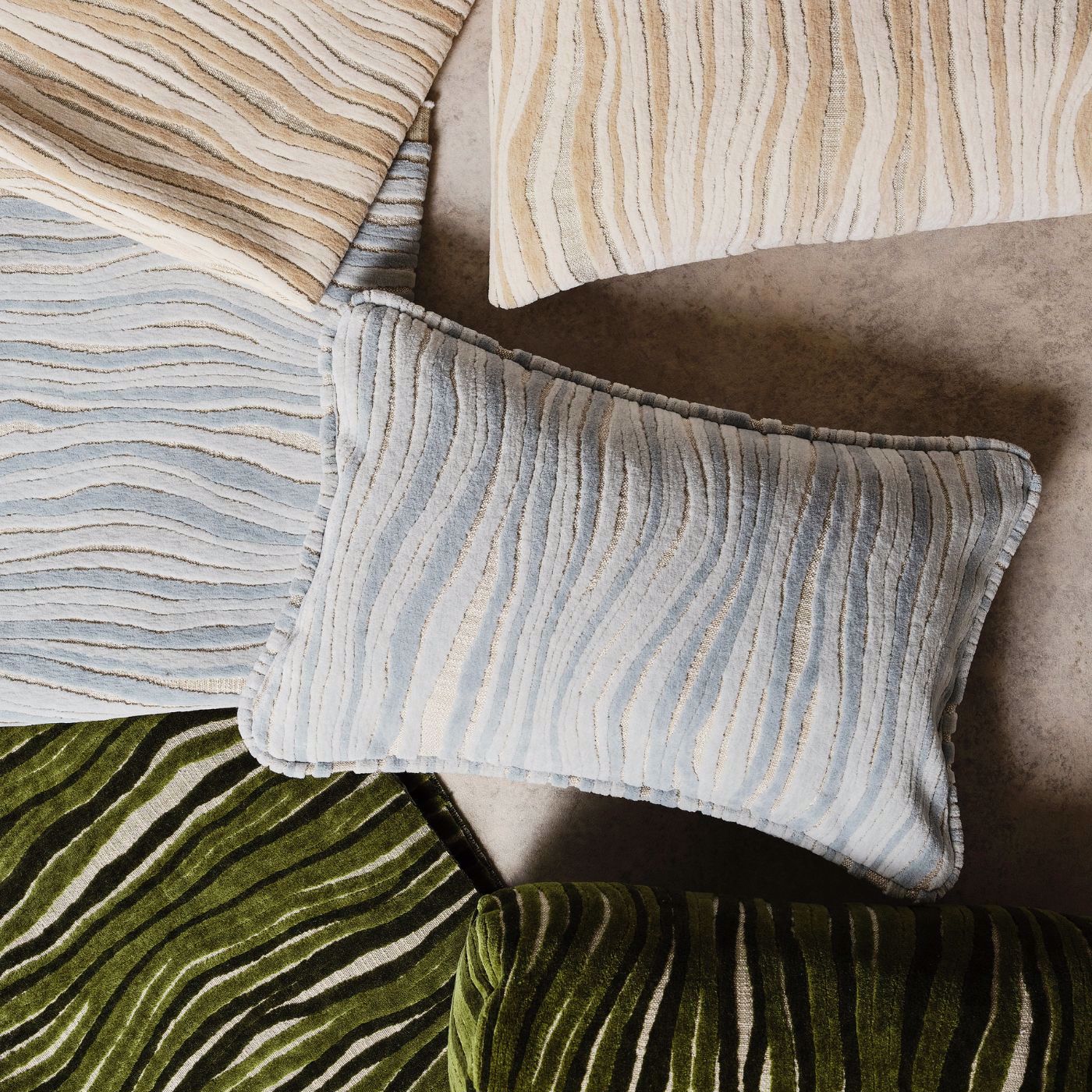Ridley - Matcha fabric | Harlequin x Henry Holland Weaves | Harlequin