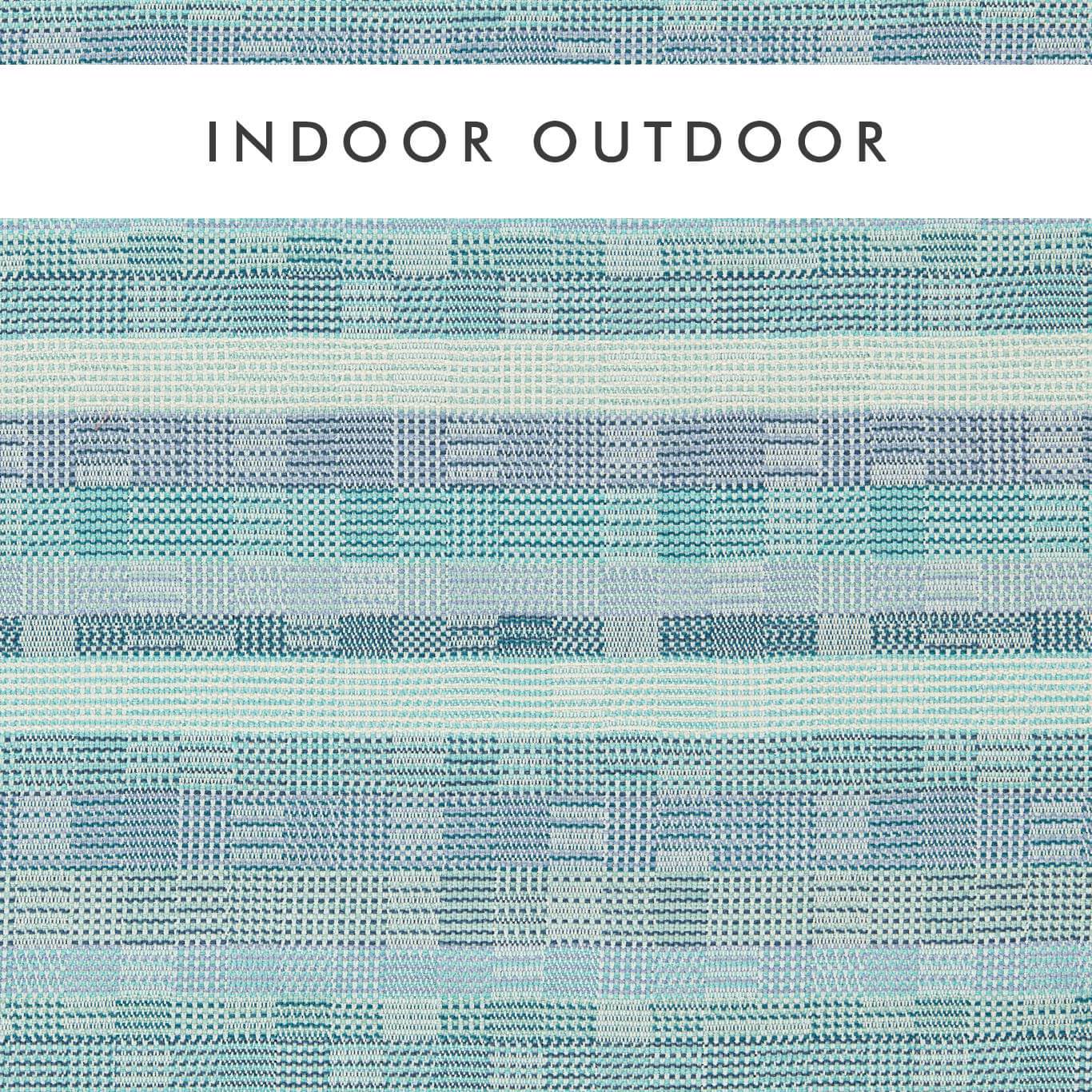 Mira - Azul/Aqua/Indigo fabric | Indoor Outdoor Weaves II | Harlequin