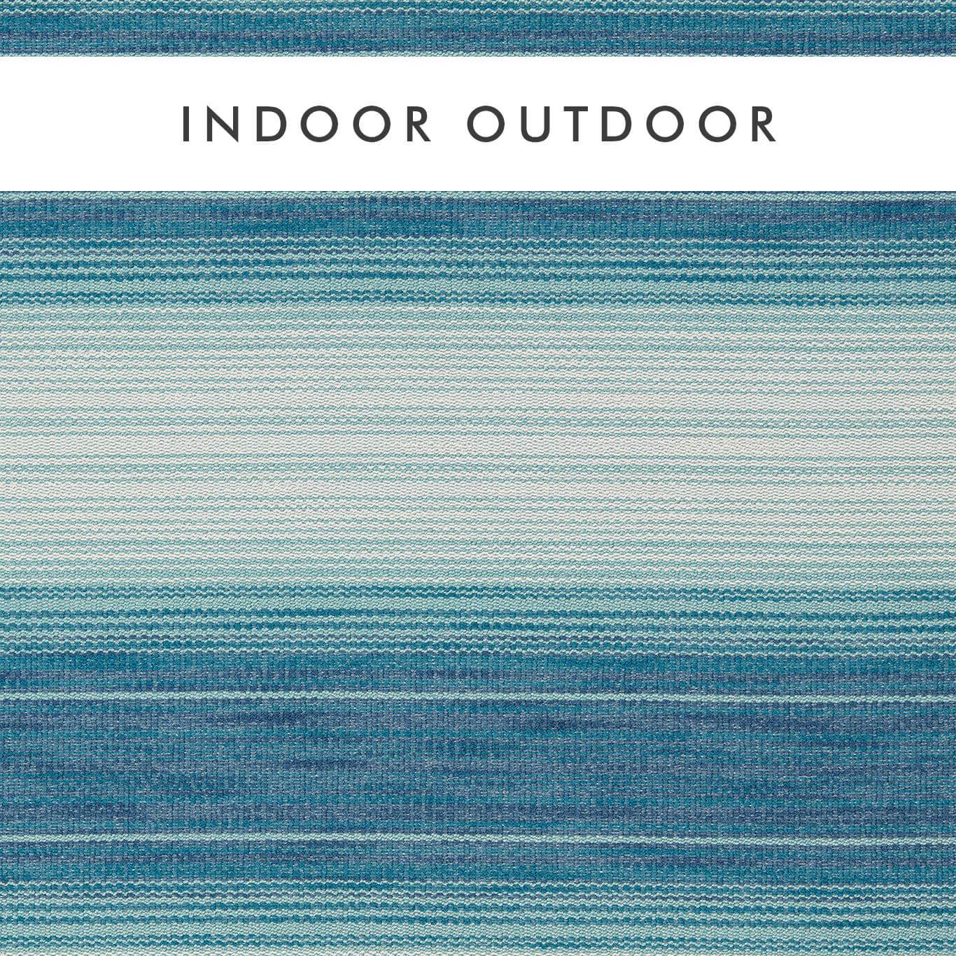 Amaris - Indigo/Aqua fabric | Indoor Outdoor Weaves II | Harlequin