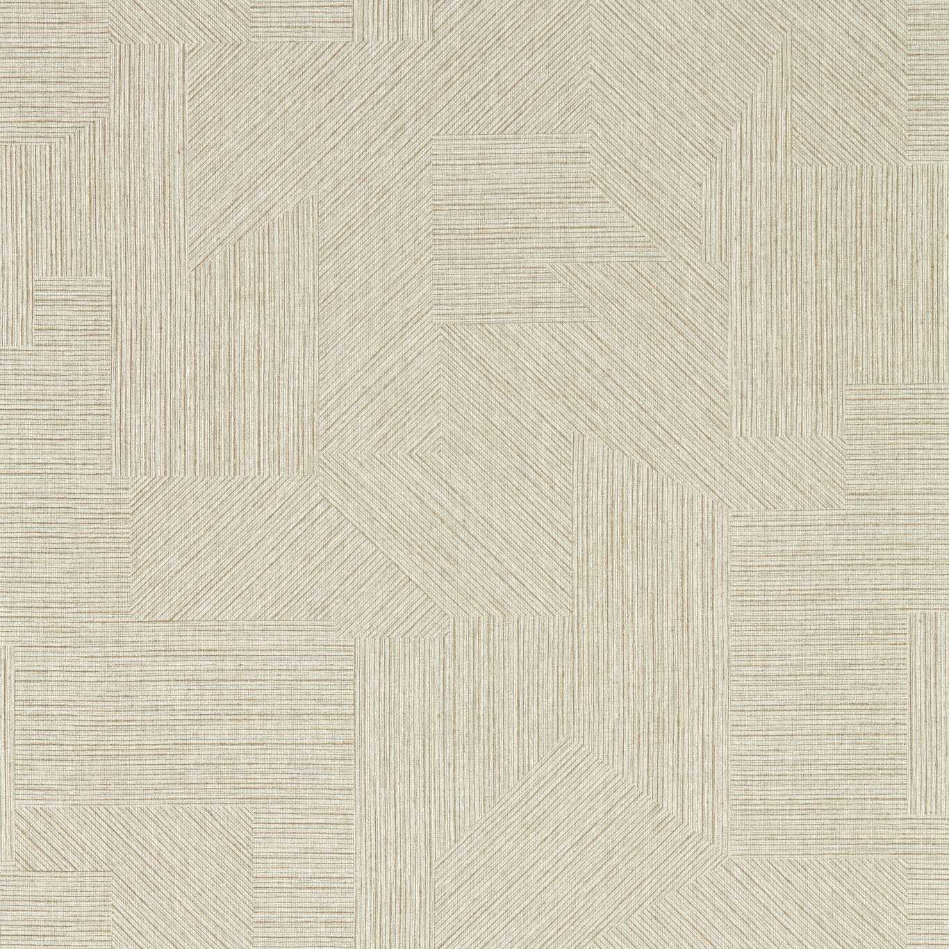 Mokume Wallpaper - Taupe/Gilver wallpaper | Kasuri Wallpapers | Harlequin