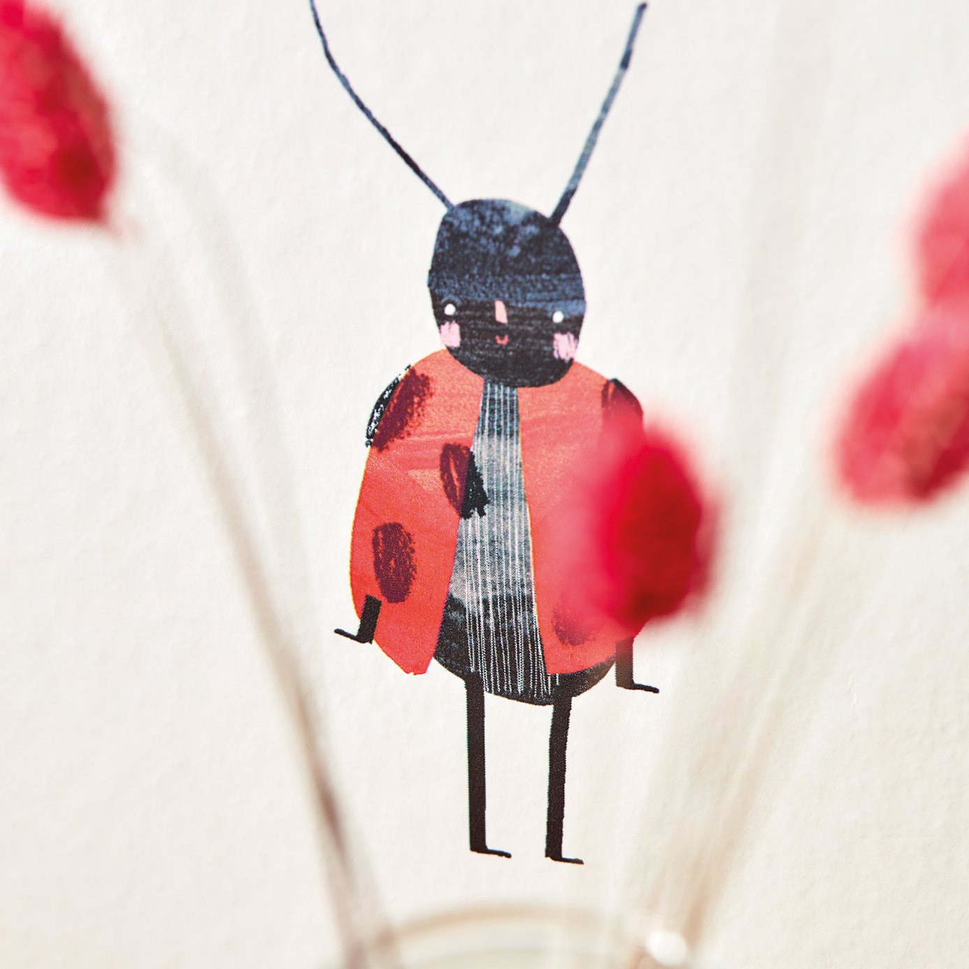 Garden Friends - Poppy/Ochre/Leaf wallpaper | Book Of Little Treasures ...